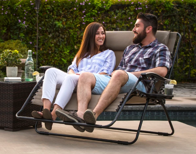 2-Person Zero Gravity Chair w/ Cup Holders $119.99 (Reg. $218) + FREE ...