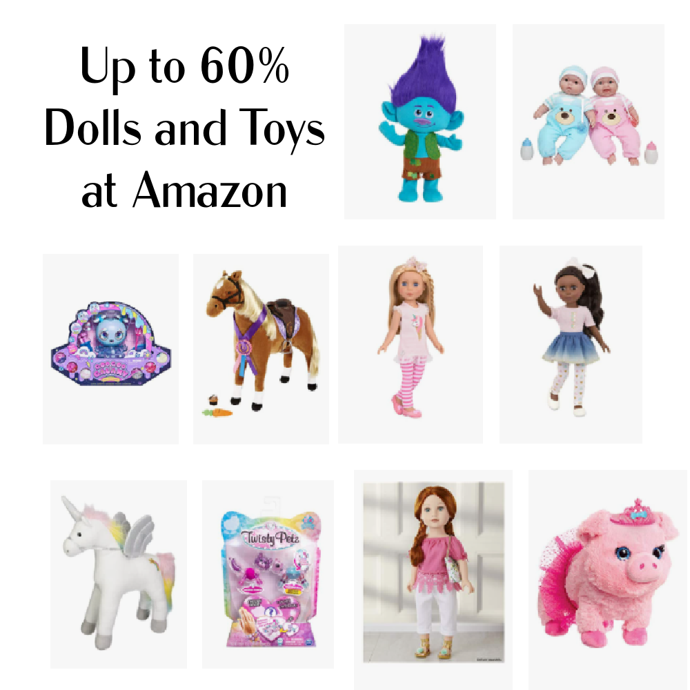 Up to 60% Off Dolls, Toys & More on Amazon - Couponing with Rachel