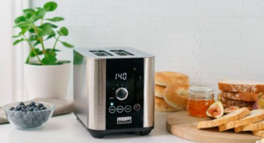 Bella Pro Series 2-Slice Digital Touchscreen Toaster Stainless Steel ...