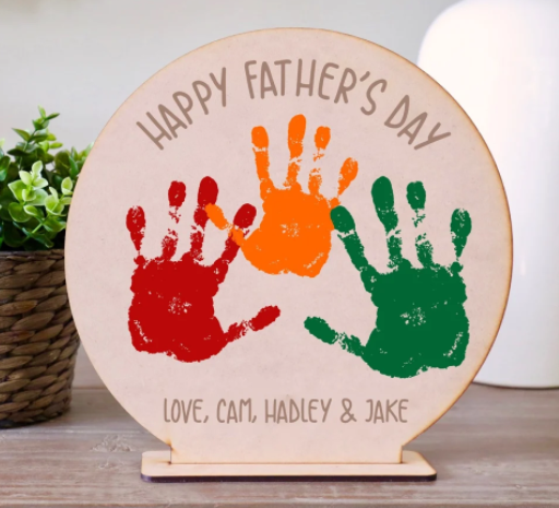 Personalized DIY Handprint Sign & Stand $15.99 Shipped - Couponing with ...