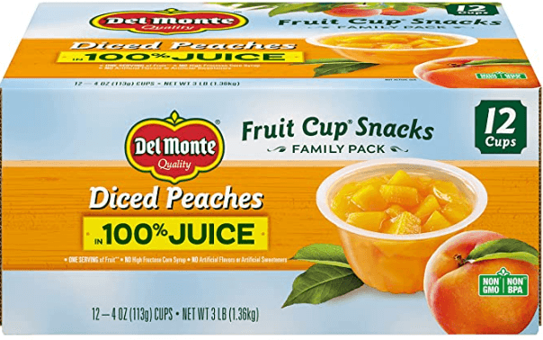 Del Monte Fruit Cups On Sale on Amazon - as low as 43¢ Each - Couponing ...