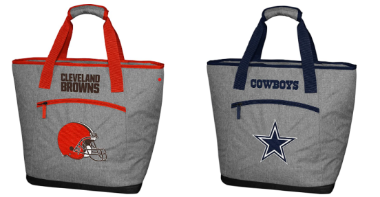 Rawlings NFL Soft Sided Insulated Large Tote Cooler Bag, 30-Can ...