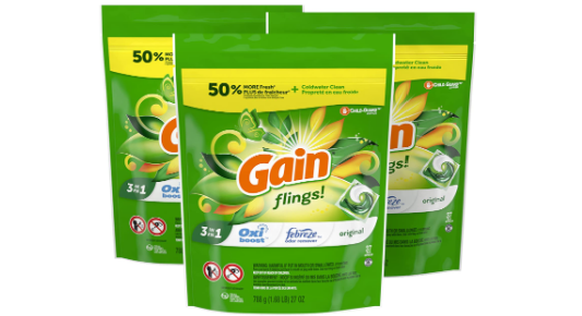 Gain Flings Laundry Pods 3 Bag Value Pack, 111 Count On Sale ...