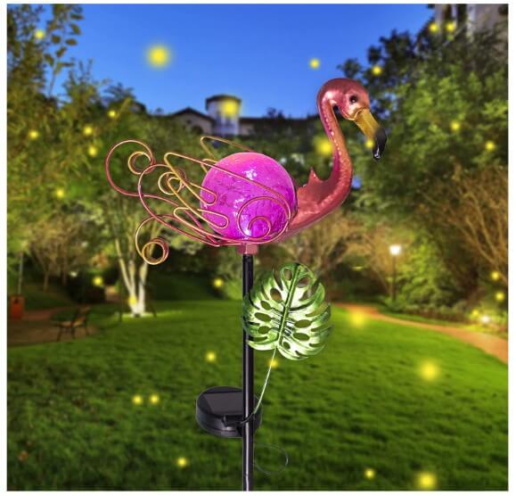 50% Off Decorative Flamingo Solar Lights - Couponing with Rachel