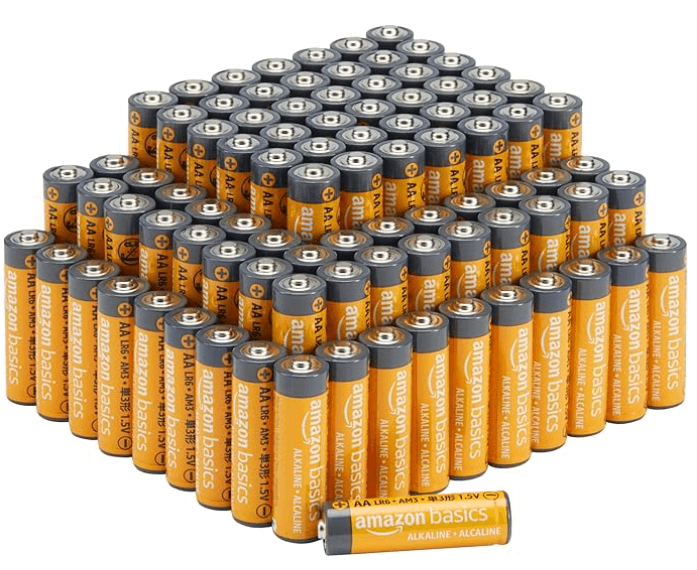 Amazon Basics 100-Pack AA Alkaline High-Performance Batteries ON SALE ...