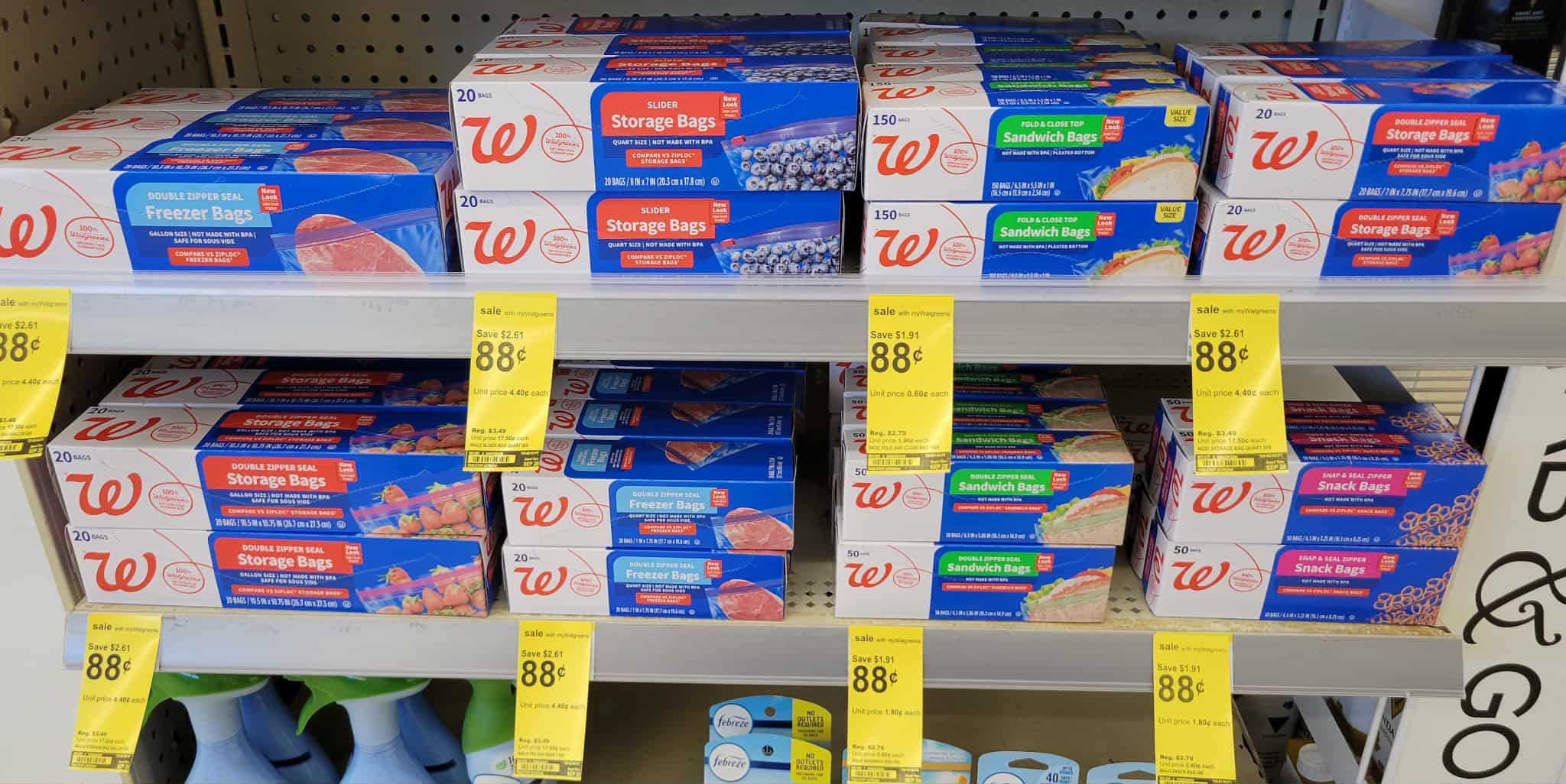 Walgreens Select Storage Bags Buy 1, Get 2 FREE - Best Price ...